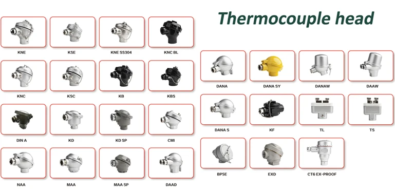 MICC Thermocouple and RTD Connection Head Stainless Steel with Terminal ...