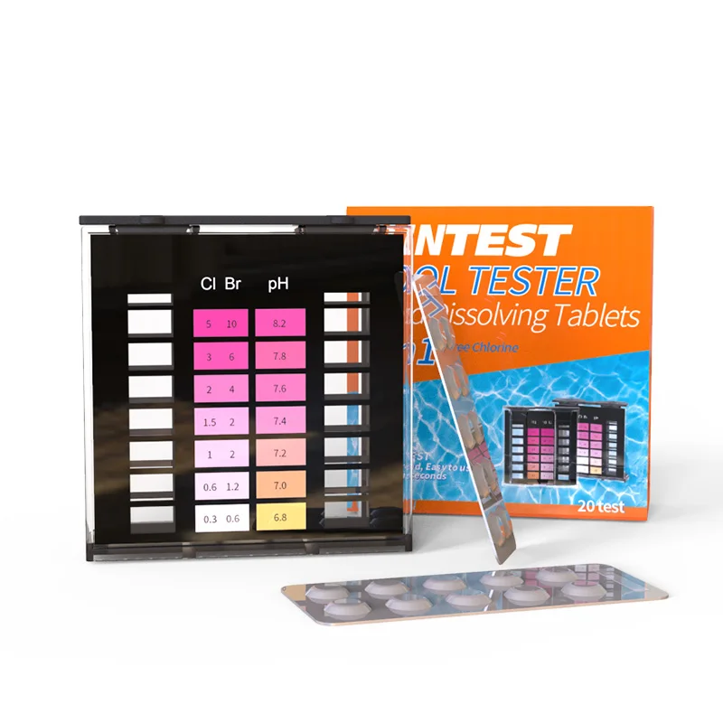 Rapid Dissolve Tablets Water test Kit Chlorine DPD 1 Phenol Red Pool ...