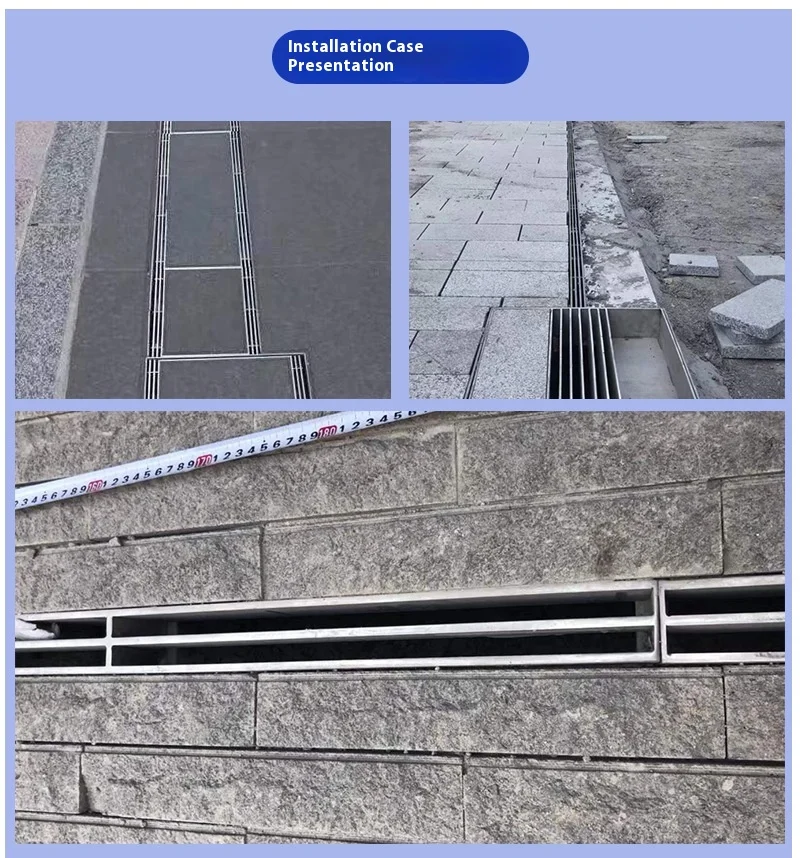 Metal Building Material for Linear Drainage System Modern Style ...