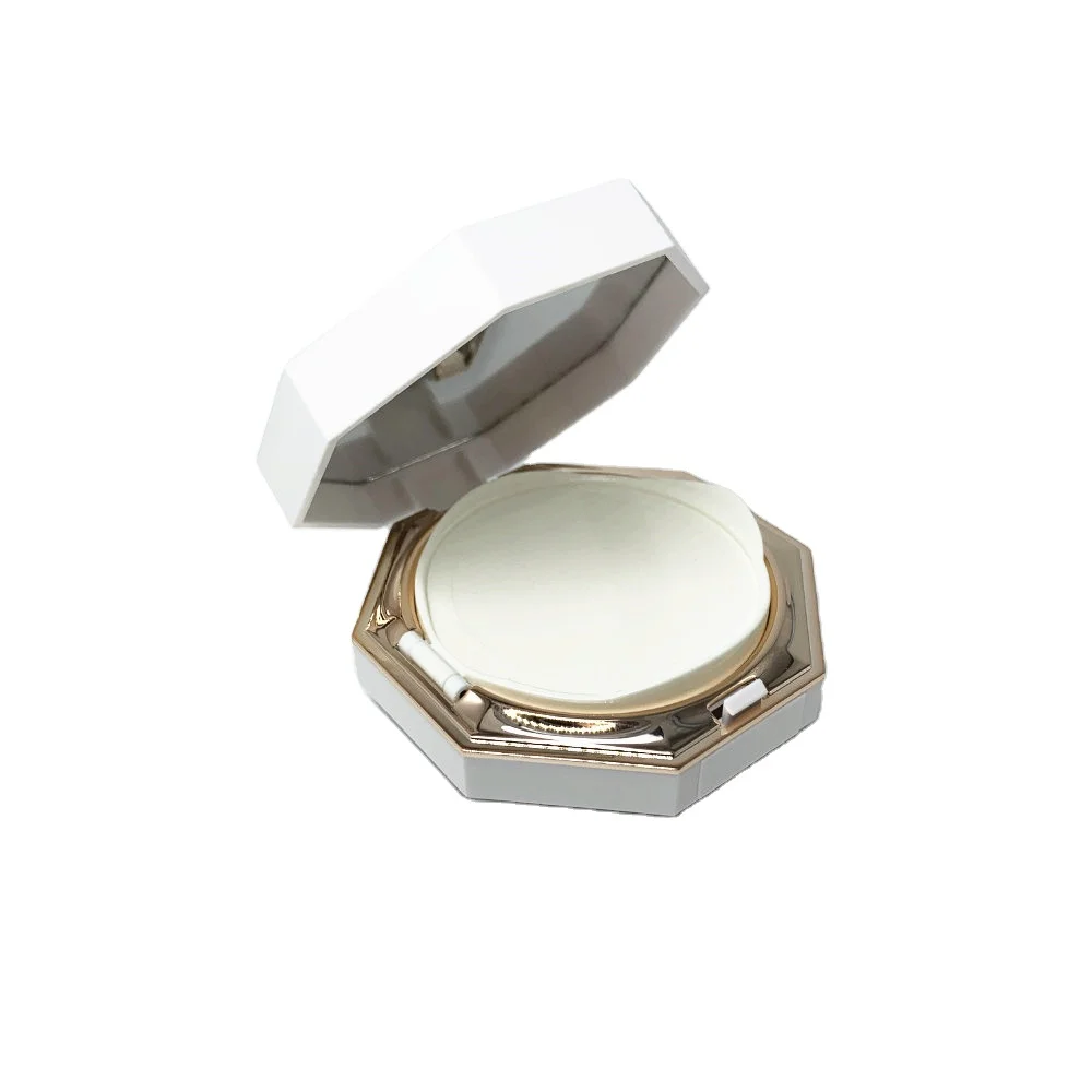 Empty 15 Gram Press Type Double Layer Gold Plastic Compact Case ...
