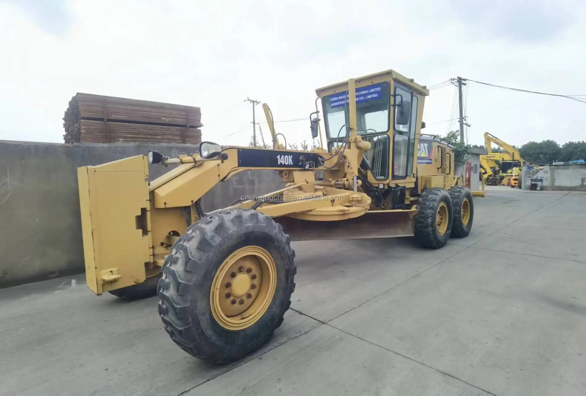 Caterpillar 140K Motor Grader Road Construction Cat140K Graders Heavy ...