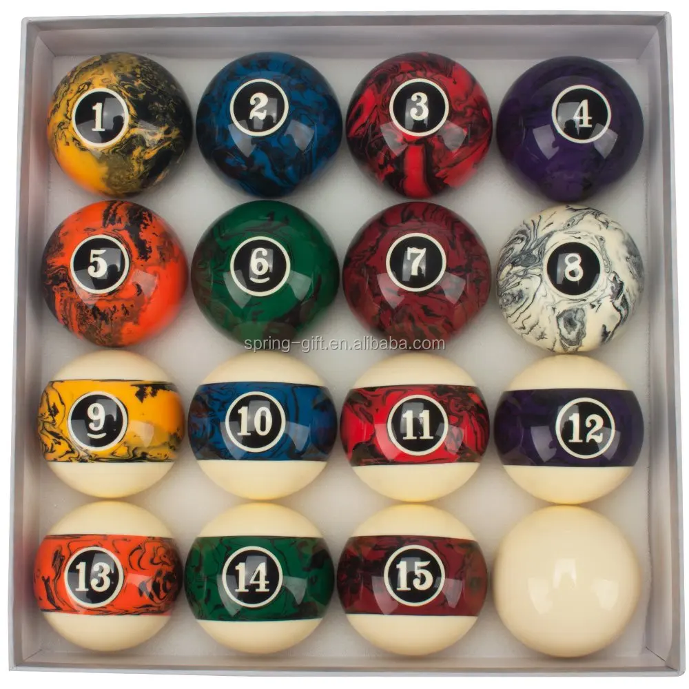 Customize Design Marble Swirl Style Texture Pool Table