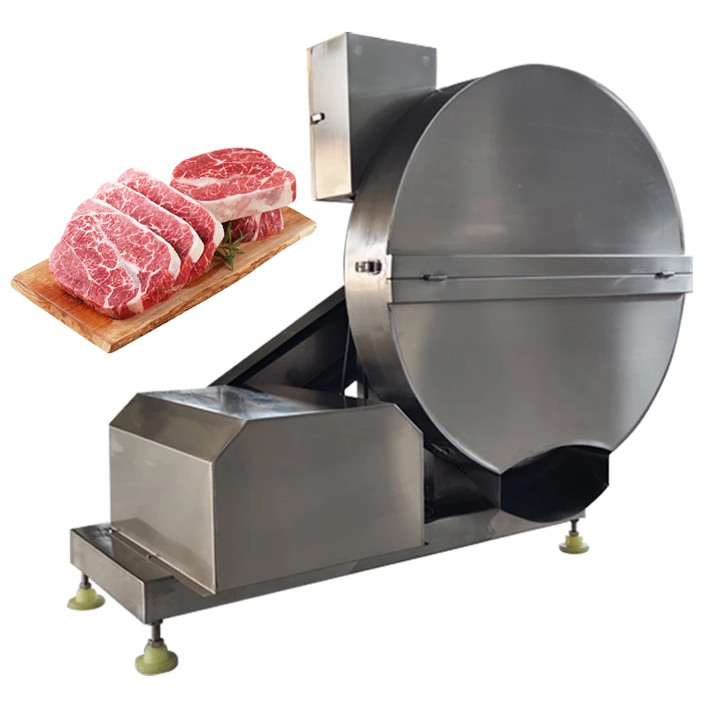 Industrial Commercial Frozen Chicken Beef Pork Meat Slicing Machine ...