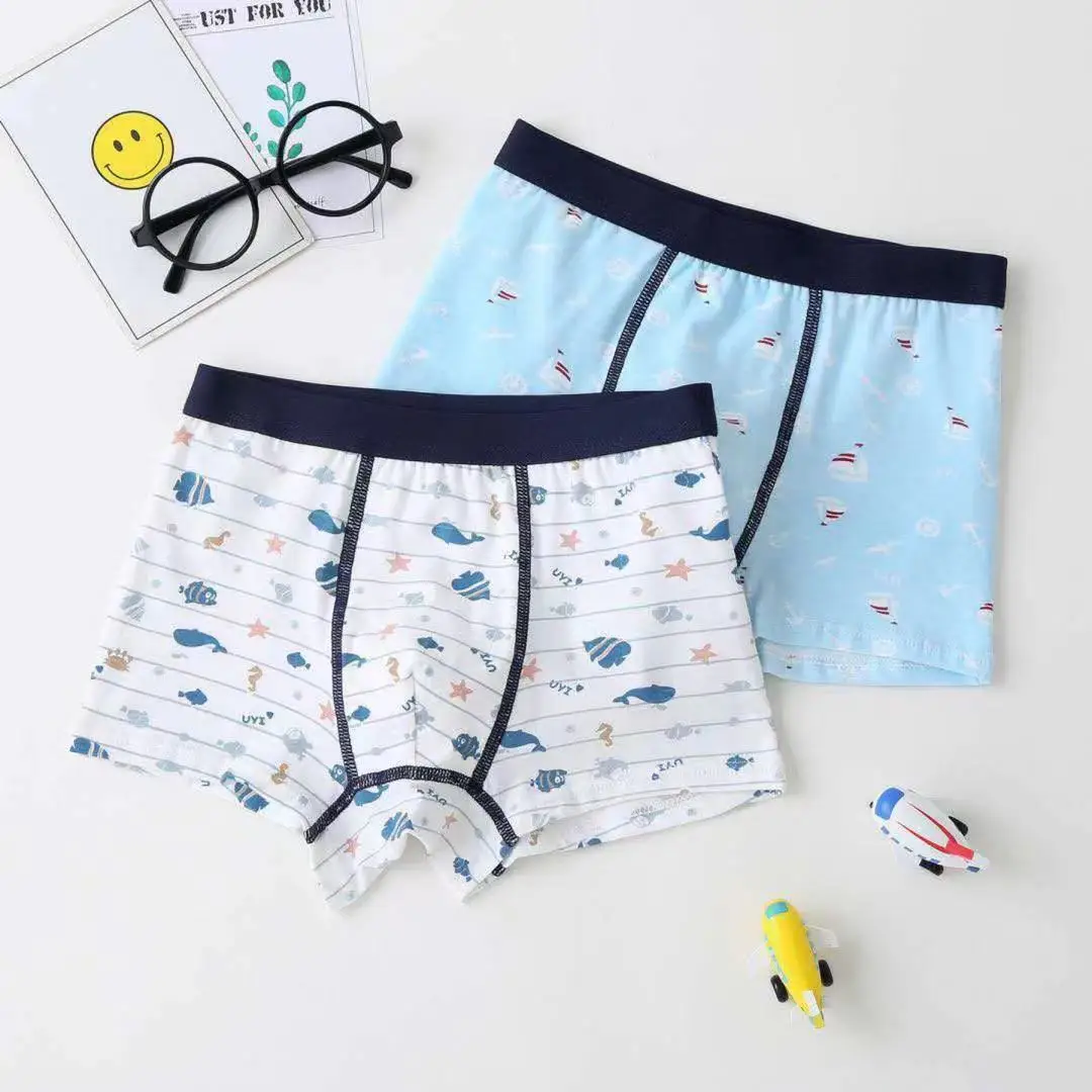 Cotton Cute Boy Boxer Underwear Brief - Buy Young Boys Boxer Short ...