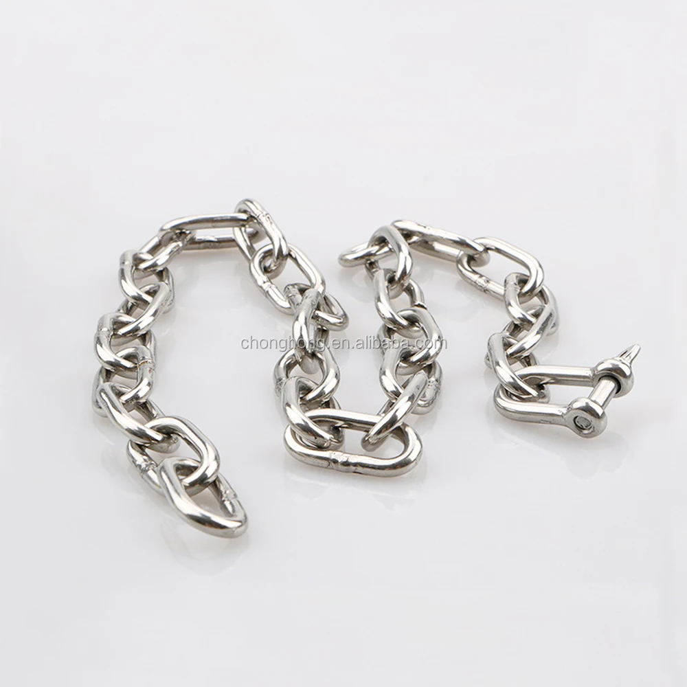 Sus 304 And Aisi316 1/4" 5/16" 3/8" Mild Steel Link Chain For ...