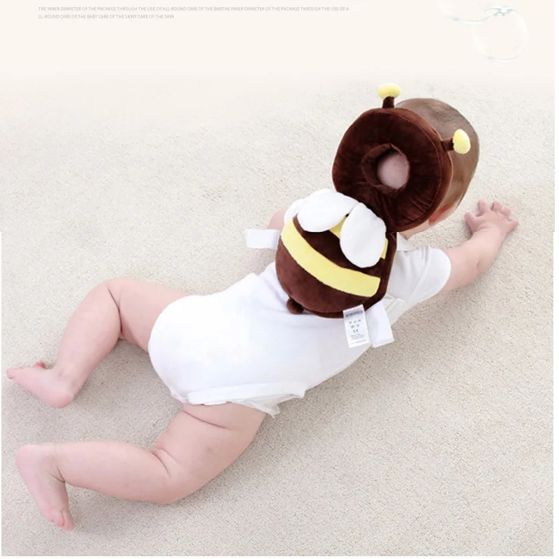 Baby Head Protection Pillow Cartoon Infant Anti-fall Pillow Soft Pp ...