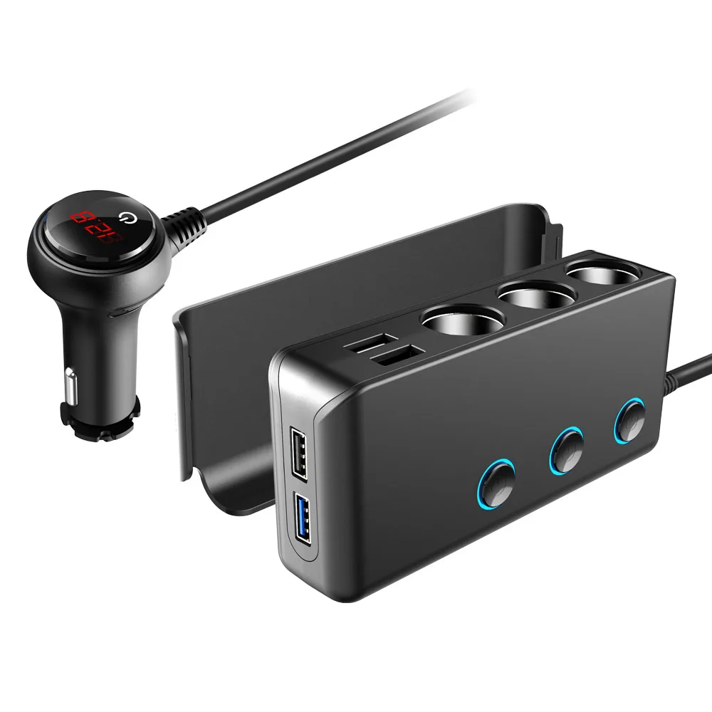 4 Usb Front/back Seat Headrest Passenger Universal Car Charger Falimy ...