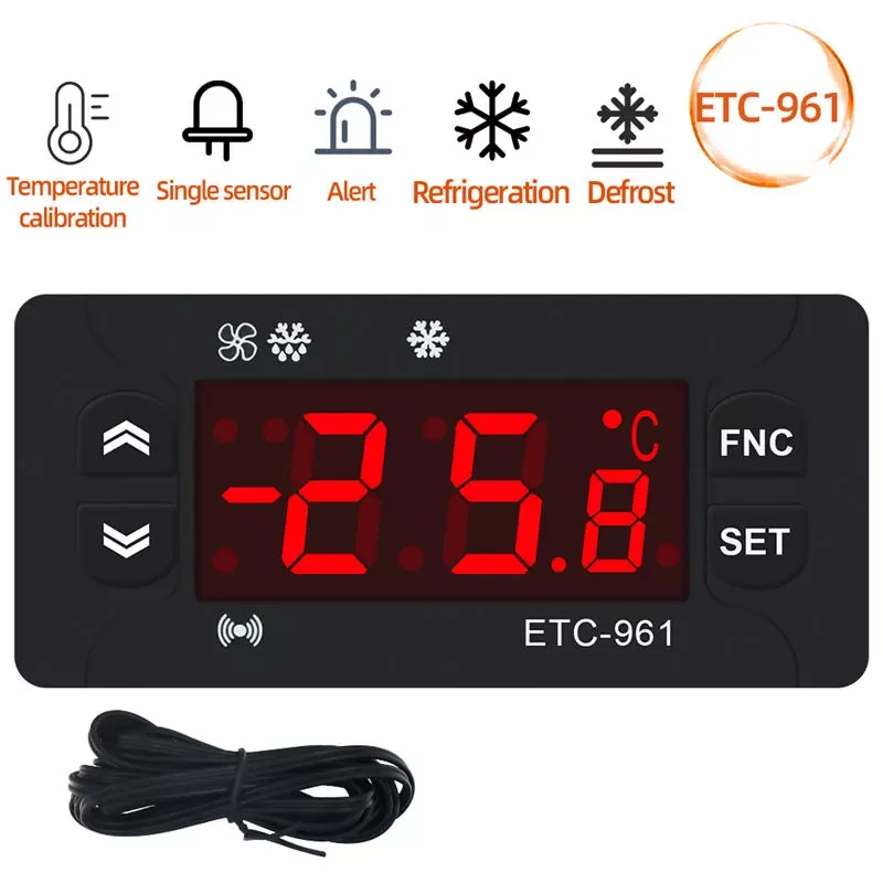 Digital Refrigerator Thermostat Temperature Controller ETC-961