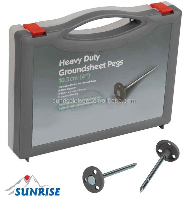 57381box Heavy Duty Steel Groundsheet Peg Pack For Picnics - Buy ...
