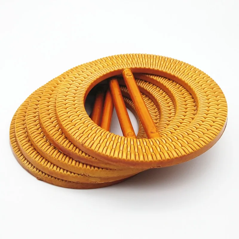 50mm Imitation Rattan Plaited Plastic Buckle - Women's Dress Decorate ...