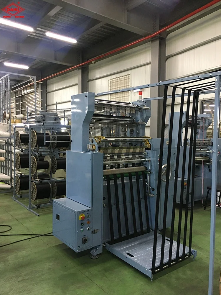Dahu Lace Warp Raschel Knitting Machine Fo Color Tape - Buy High Speed ...