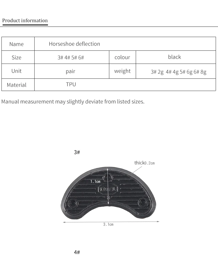 Black Color Rubber Heel Plates - Shoe Repair Solutions