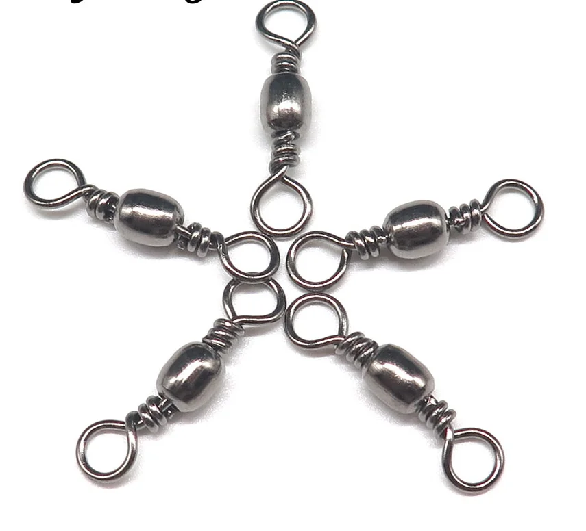 Fishing Swivel Tackle Accessories Connector Brass Fishing Barrel ...