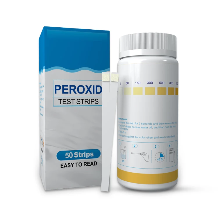 Hydrogen Peroxide Test Paper H2o2 Test Strips Water Quality Hydrogen ...