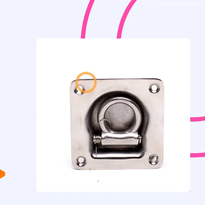 Stainless Steel Lashing Ring Flush Fit Recessed Tie Down Anchor Point ...