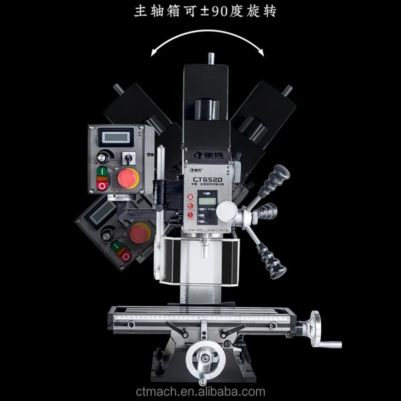 China Vertical Benchtop Mini Drilling Milling Machine Ctgs20 Small ...