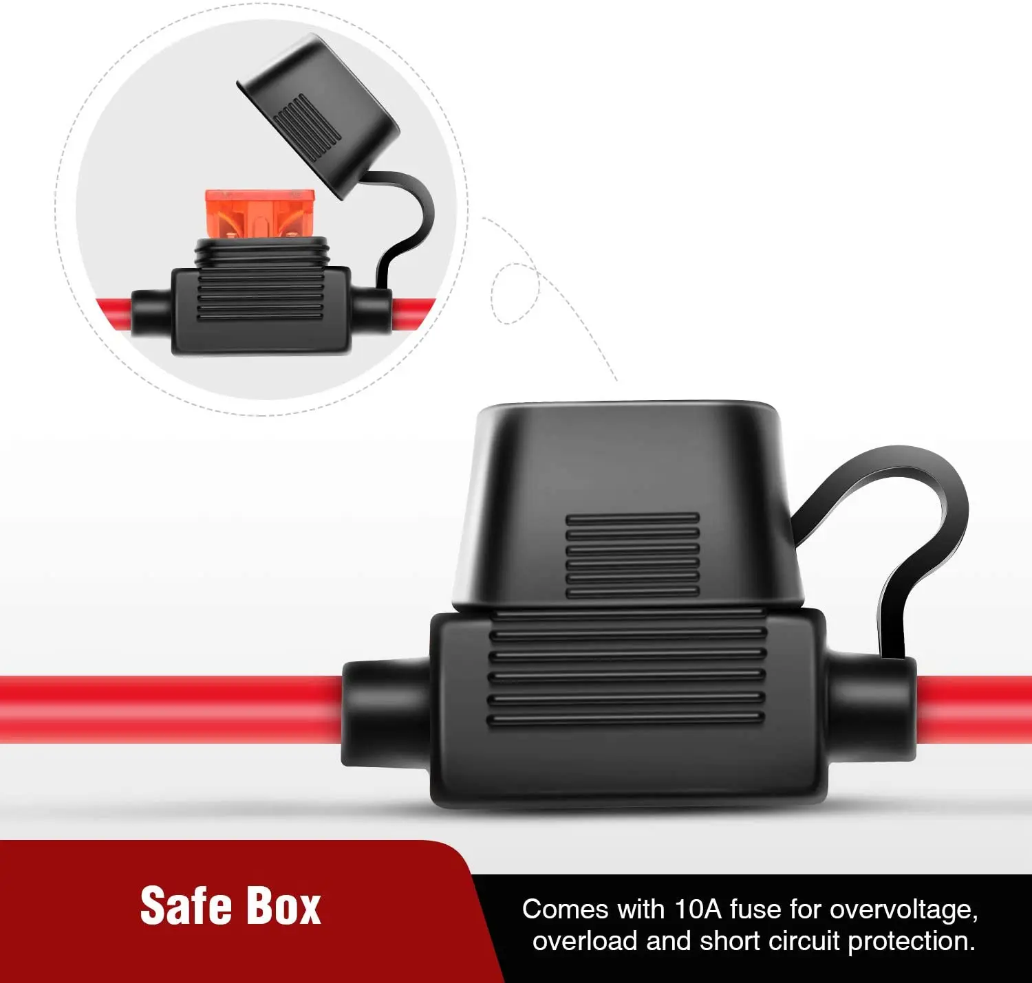 1.5 Meter SAE to Ring Terminal Cable - Reliable Battery Connection