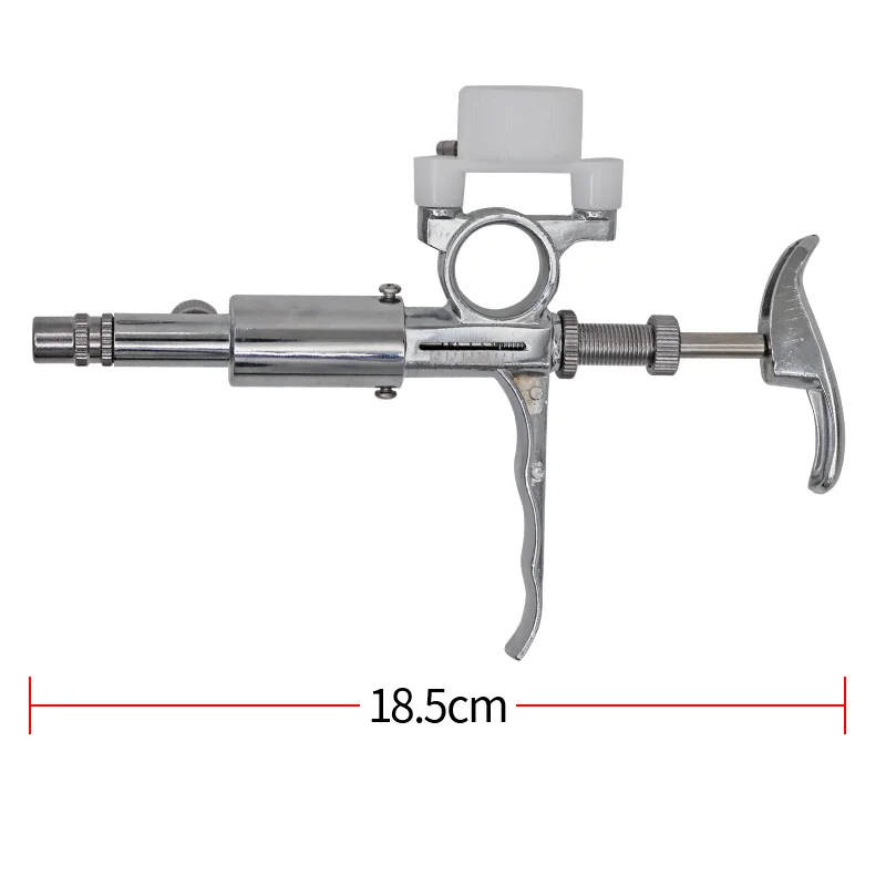 5ml Adjustable Automatic Veterinary Vaccine Injector Double Using Ways ...