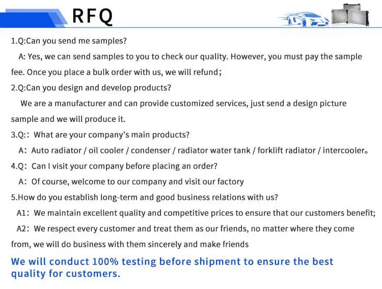 POLAR 87351 Auto Parts Brazing Radiator Intercooler for JAGUAR F PACE ...