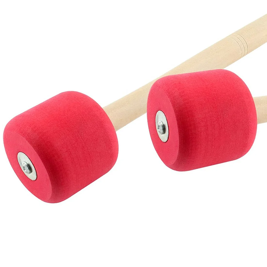 2 Bassoon-Style Foam Drumsticks and Snare Drum Mallets Percussion ...