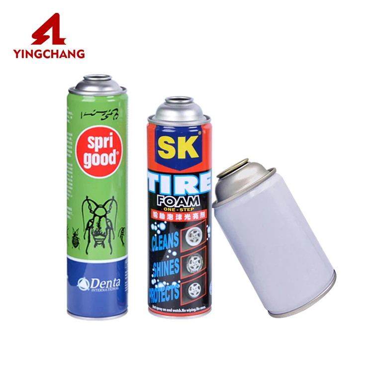 Logam Seng Refillable Kosong Tekanan Udara Semprot Udara Kaleng Aerosol ...