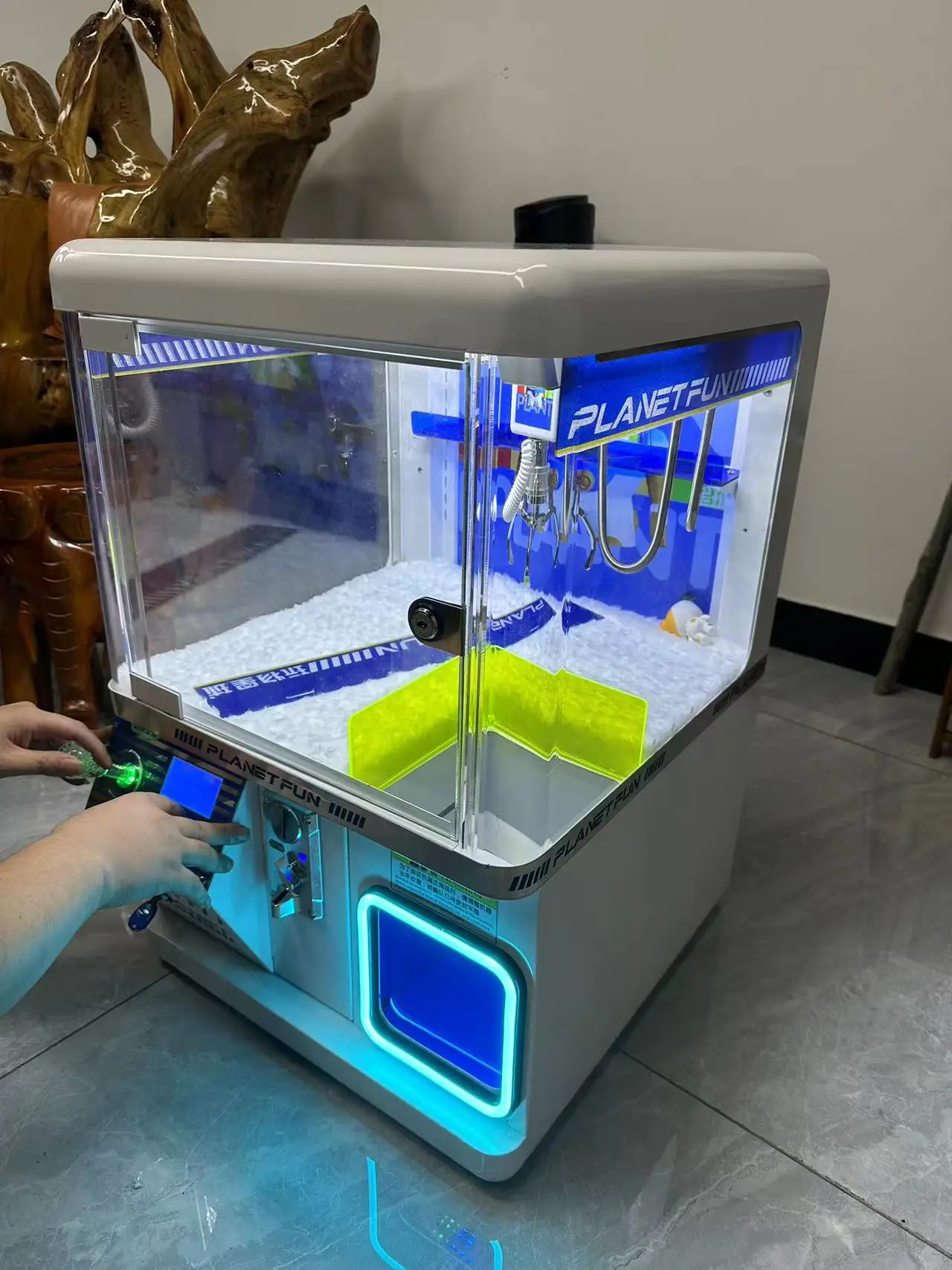 Claw Machine Teddy Bear Soft Prize Vending Super Mini Claw Machines ...