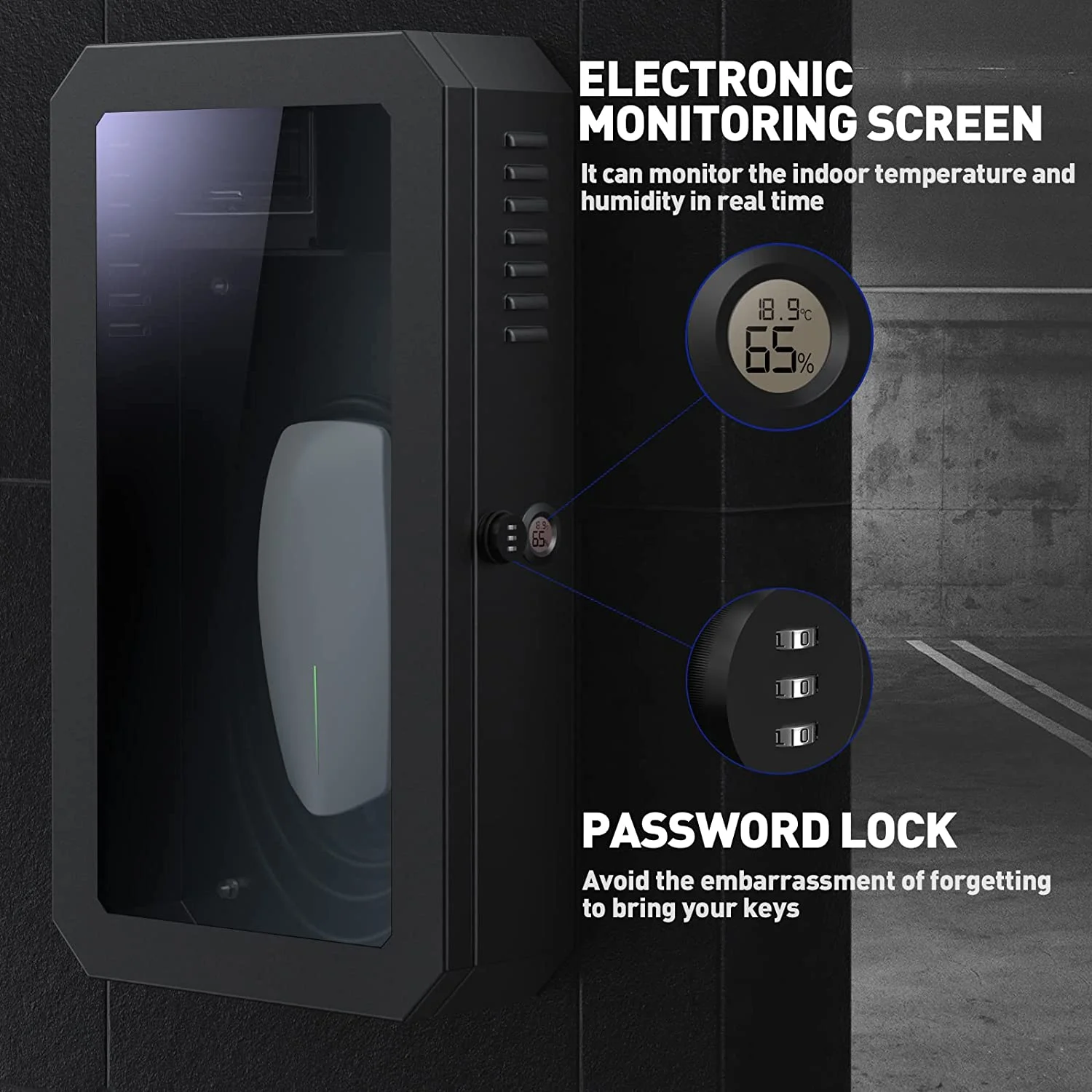 Anti-theft Wall-mounted Charging Station Electric Box Fast EV Chargers ...