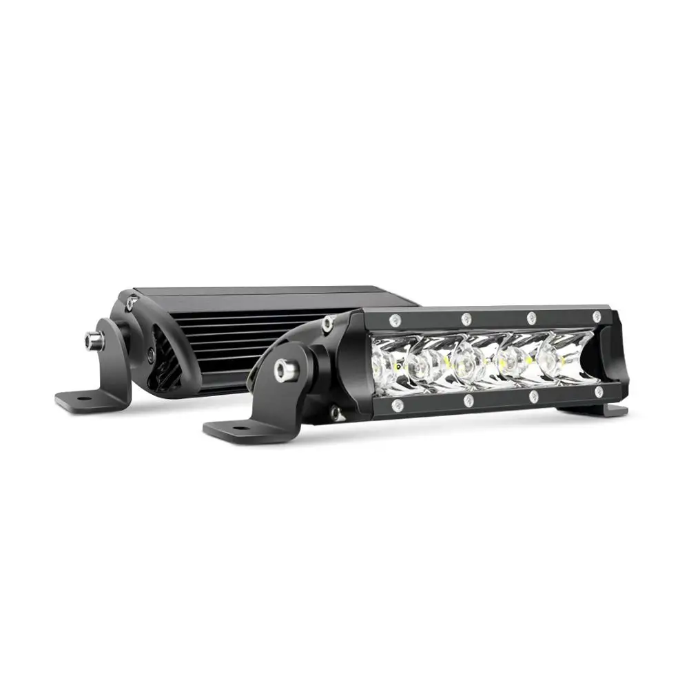 Single Row Lightbar 7 Inch Slim Spot Led Light Bar 30w Off Road Led Lights For Truck Pickup 4wd ...