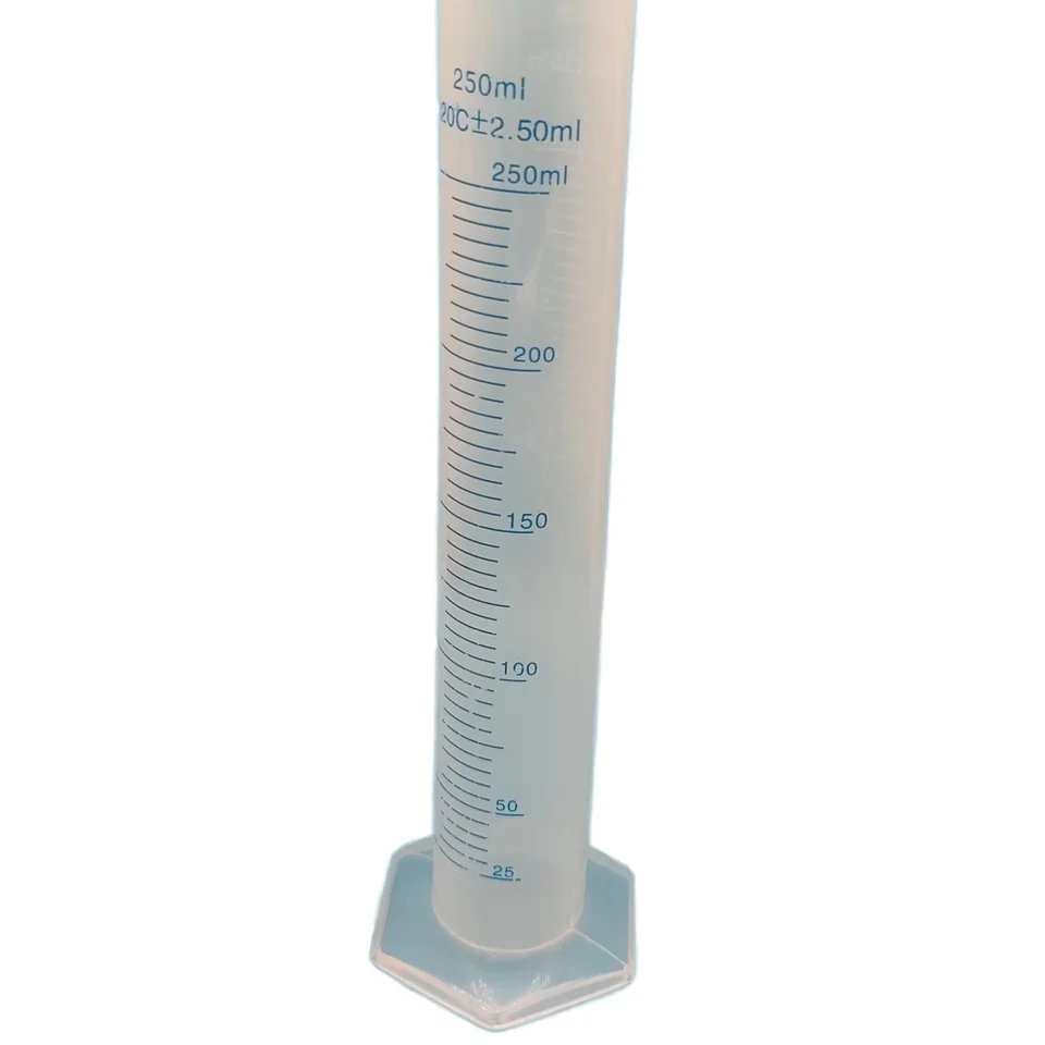 150ML-250ML Plastic Graduated Cylinder for School and Laboratory Use ...