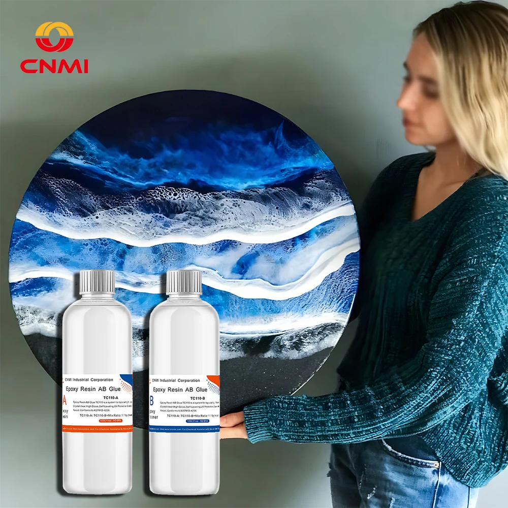 Epoxy Resin 1:1 Tc110 Epoxy Resin Ab Handmade Craft Kit High Viscosity ...