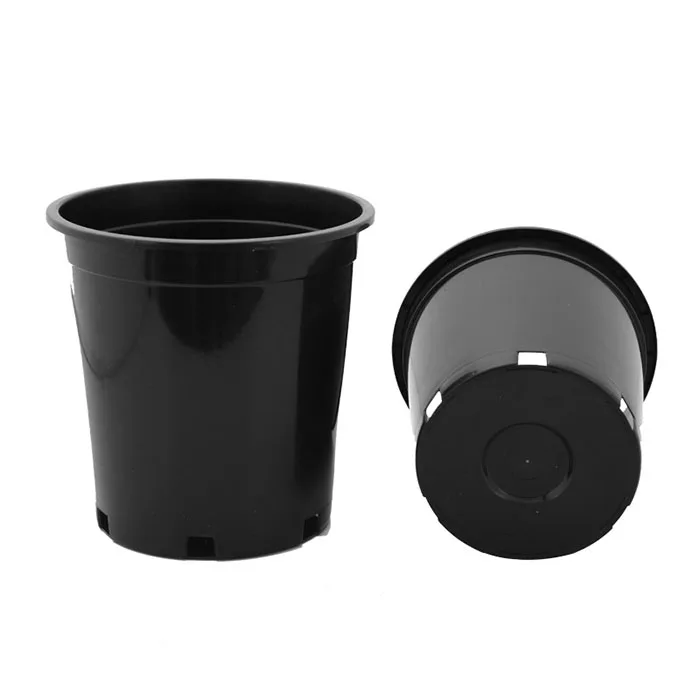 Plastic Gallon Supplier Pp Hdpe Black Plant Planter One Gallon Pot ...