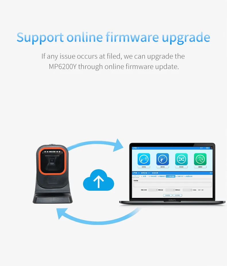 Infrared Sensor 2D Barcode Scanning Platform Desktop Scanning for POS ...
