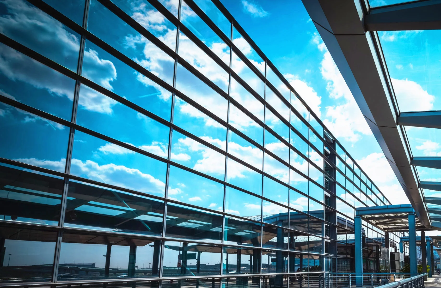 Unitized Glass Curtain Wall System Windproof Exterior Aluminium Frame ...