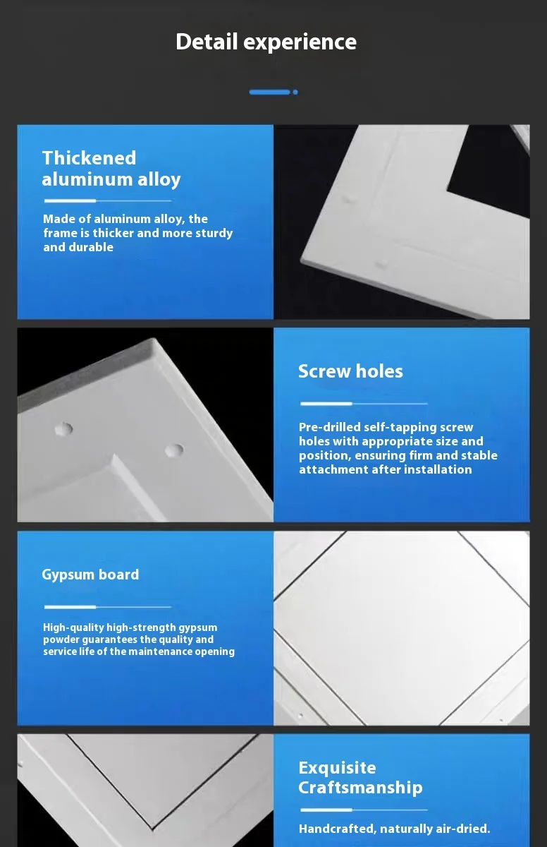 Modern Ceiling Grid Access Panels Gypsum Board Aluminum 600x600mm for ...