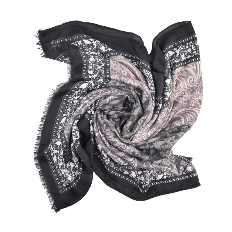 Wholesale 2020 Latest Printed Hijab Scarf Muslim Cotton Top Quality ...