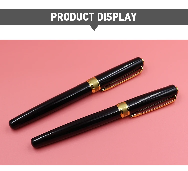 Luxury Branded Name Metal Fountain Pen with Box Packed Customer Logo