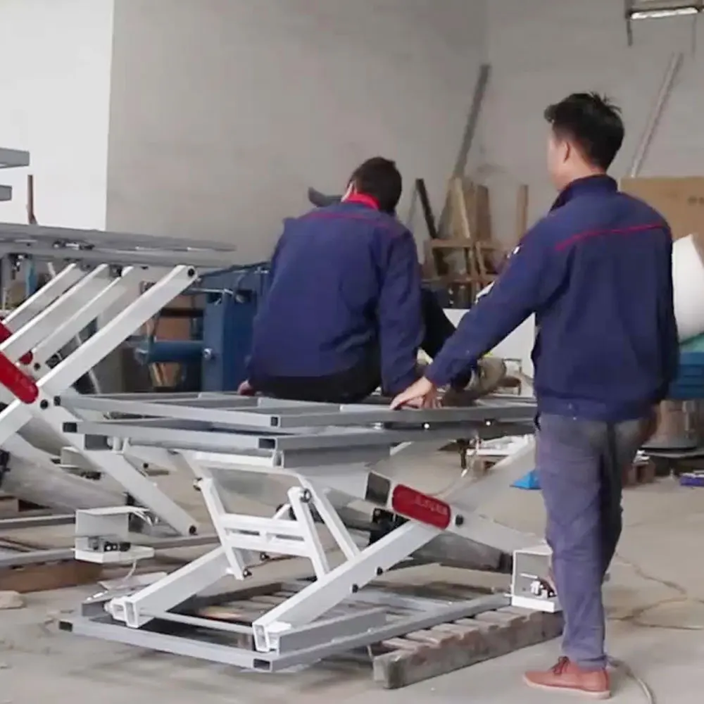 Hydraulic Scissor Lift Table - 500kg Capacity & Rotation