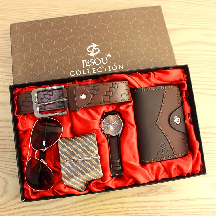 2020 JESOU Latest Men's Watch - Luxury Simple Quartz Gift Set