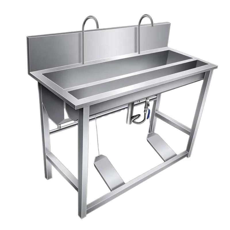 Industrial Stainless Steel Hand Washing Sink for Slaughterhouses