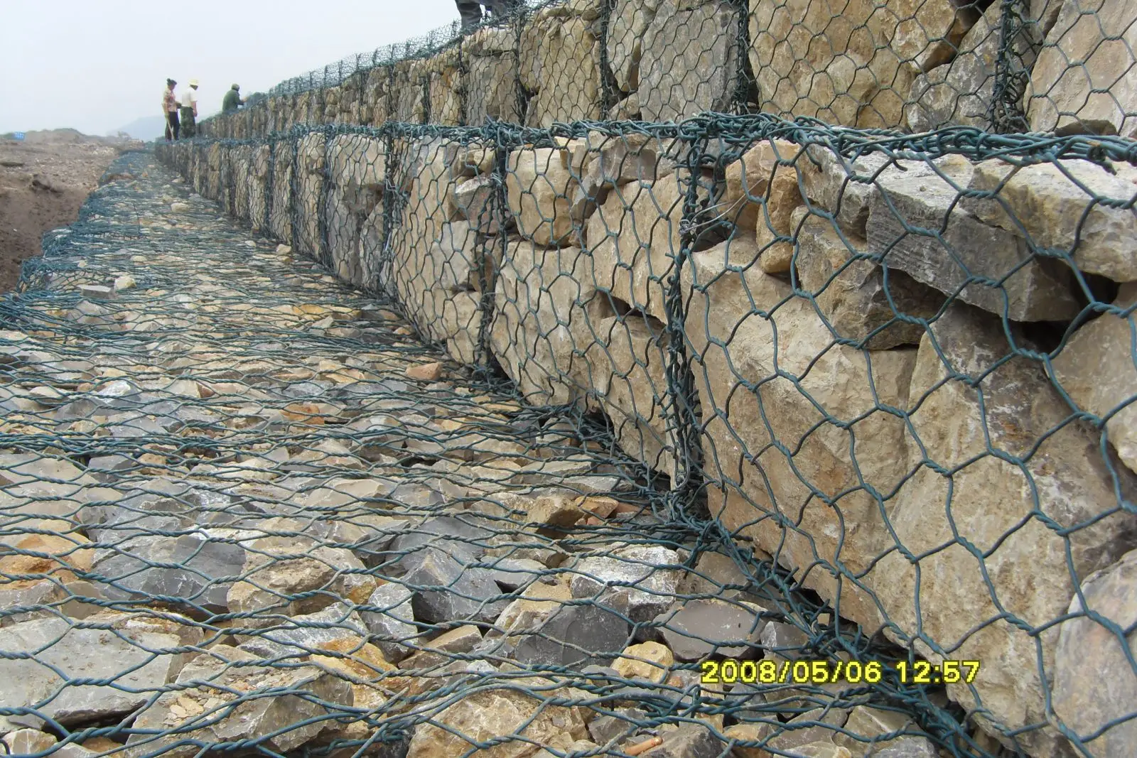 Gabion Slope Protection Stone Cage Net Galvanized Retaining Wall Gabion ...