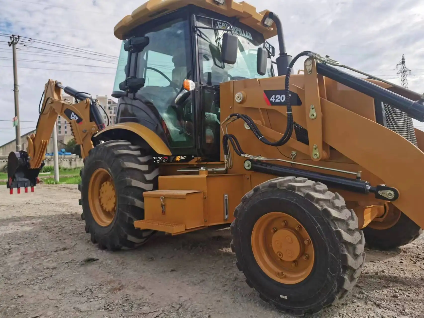 Used Original Japan 9ton Epa Engine Cummis Hydraulic Backhoe Loader ...