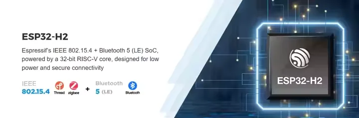 ESPRESSIF ESP32-H2 with ESP32 MCU 32-bit RISC-V ESP32 H2 Chip Zigbee Module Ble Module for ESP32 ...