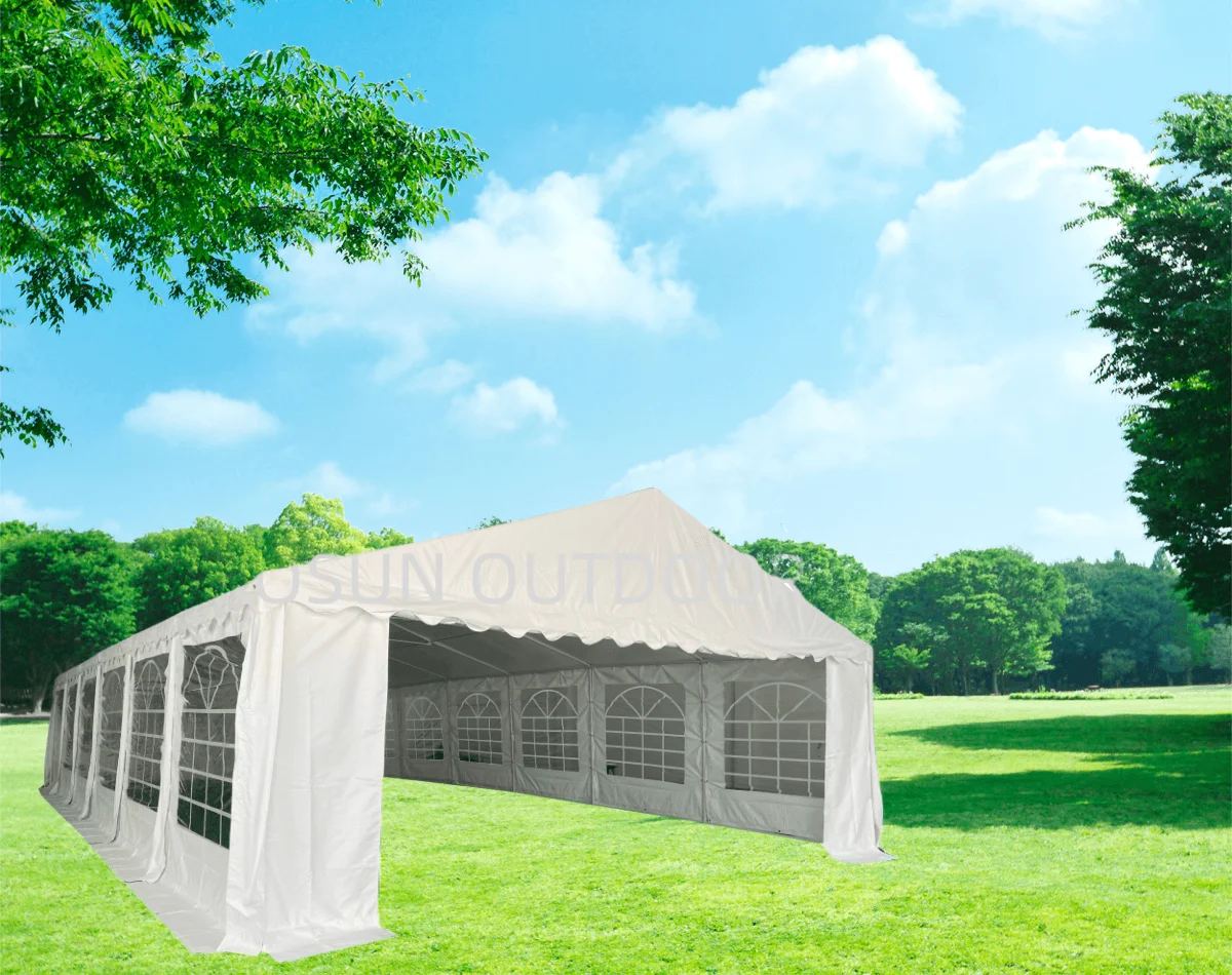 6x12m PVC Marquee Heavy Duty Party Event Transparent Wedding Marquee ...