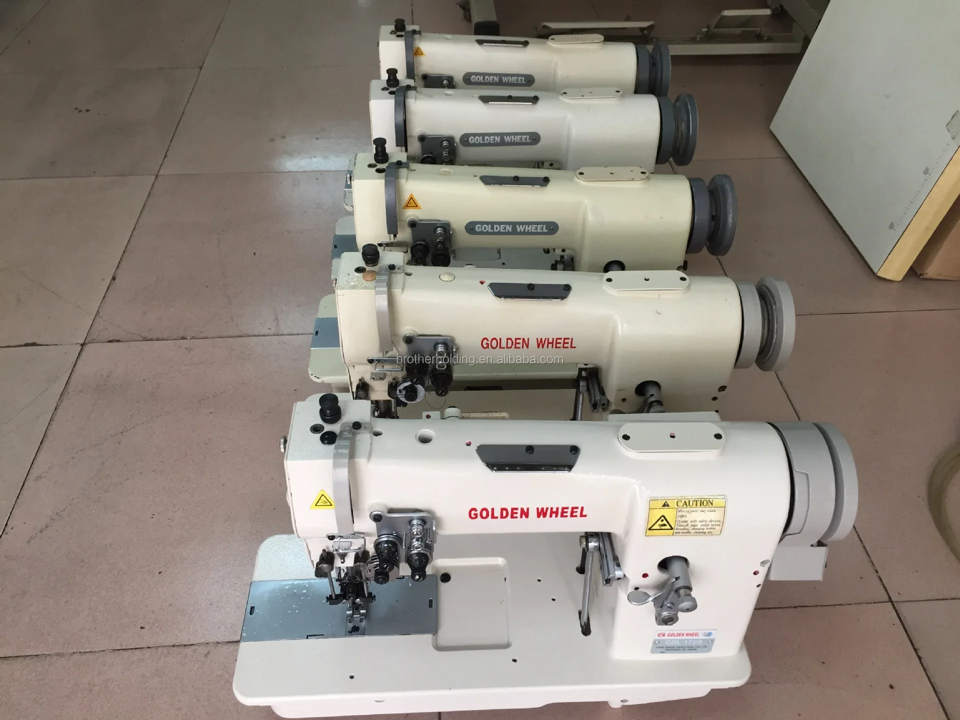 Golden Wheel CSL-1720 Double Needle Sewing Machine for Thin Material