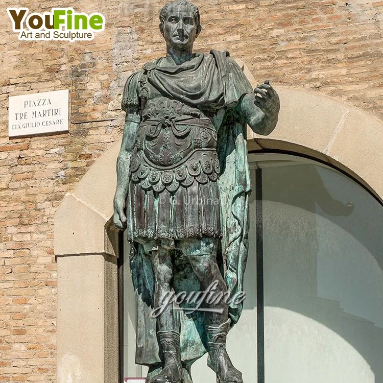 Giant Bronze Statue of Julius Caesar for Outdoor Commemoration