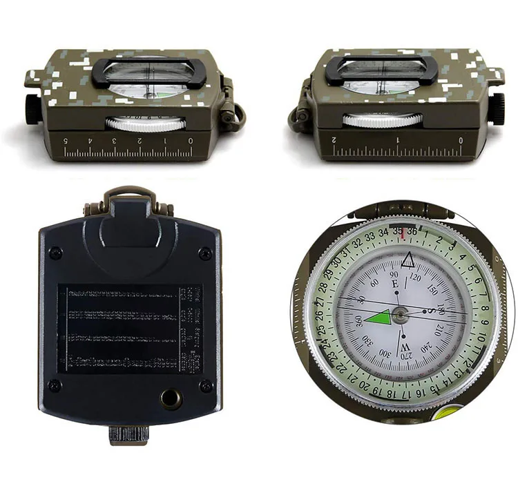 Multifunctional Lensatic Tactical Compass Impact Resistant and ...