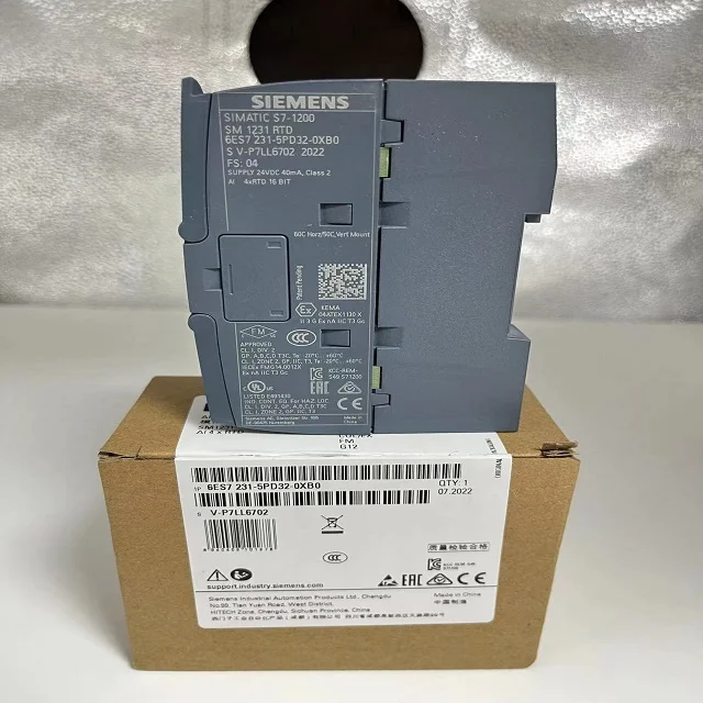 Siemens Plc Controller S7-1200 Module 6es7231-5pd32-0xb0 Analog Input ...