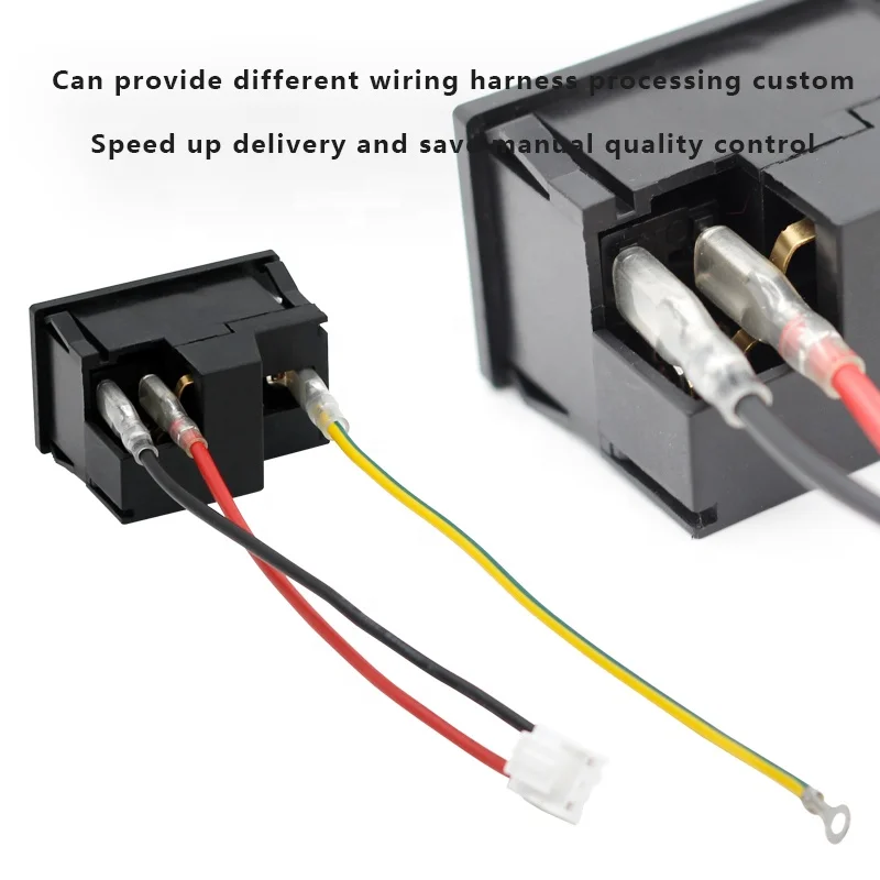 Iec320 3 In1 10a 250v Push Button Switch 2 Fuses C14 Power Socket For ...