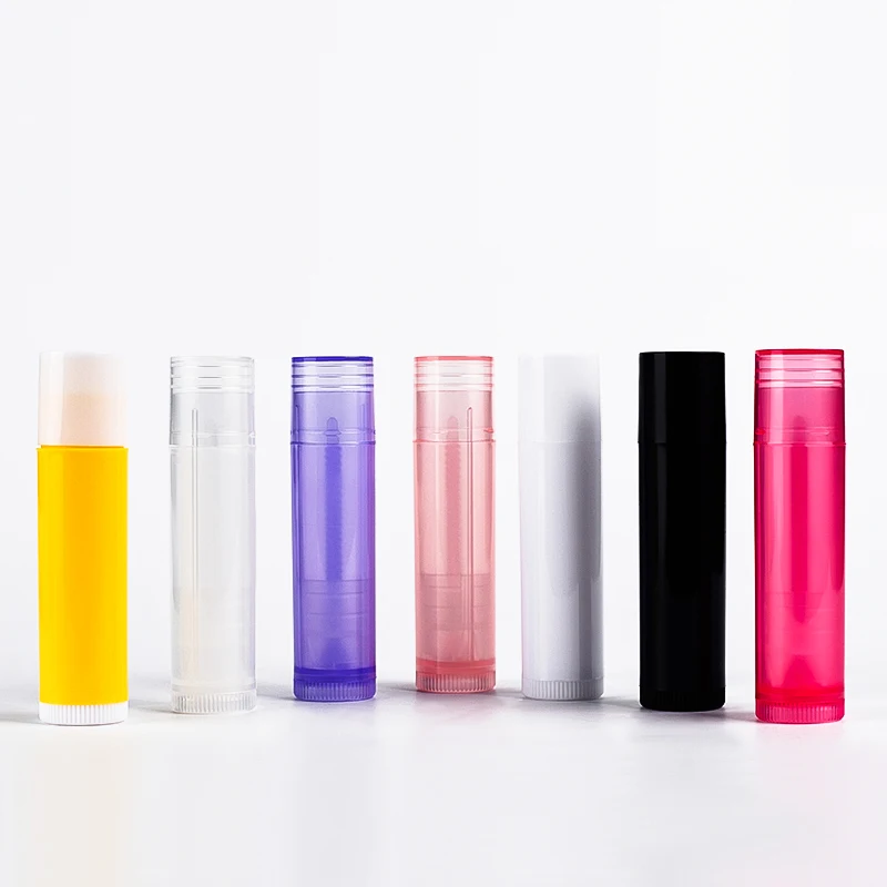 Wholesale 4g 5g Lip Balm Container Private Label Lipstick Clear White ...