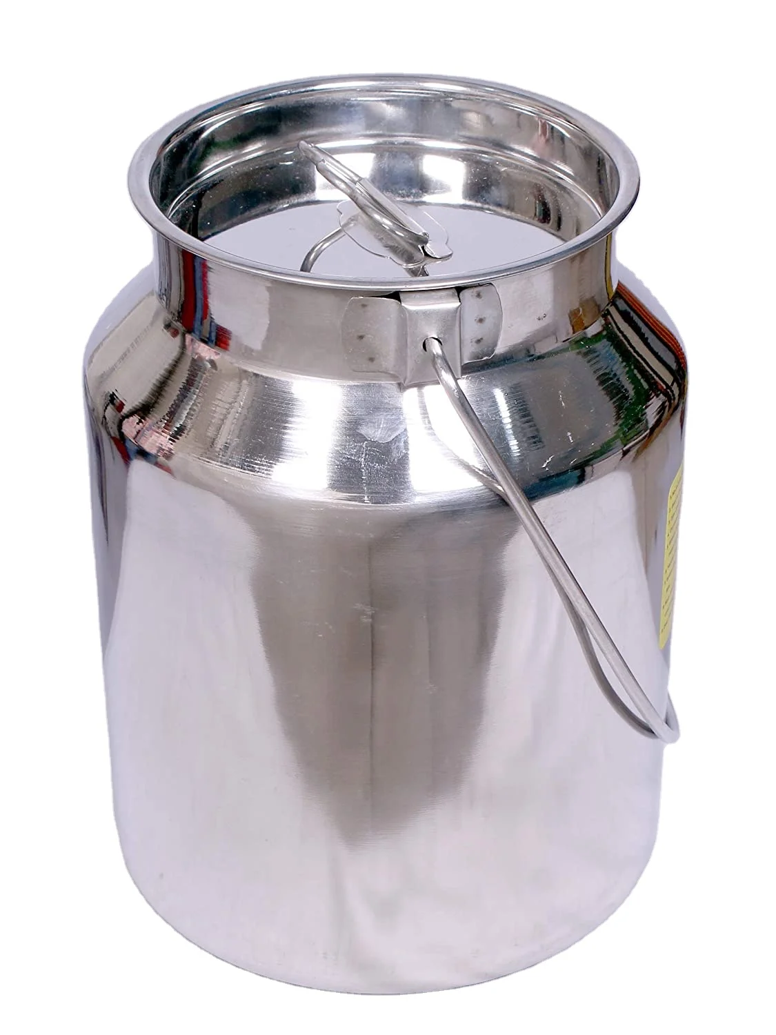 Leakproof 100% Stainless Steel Can Milk Container Bucket Silver Gallon ...